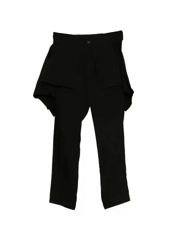 LIMI FEU Draped Layered Trousers