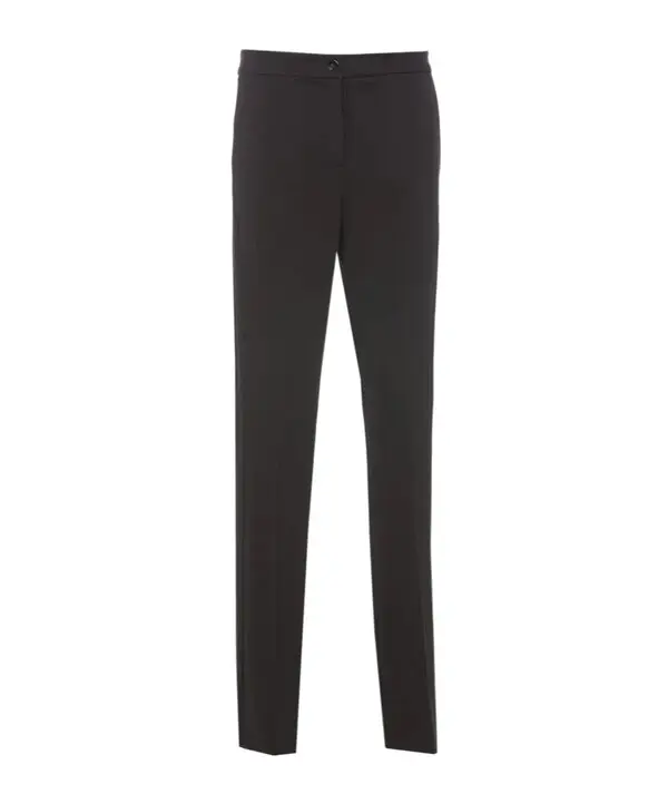 Pinko Straight-leg Slim-fit Trousers - Black