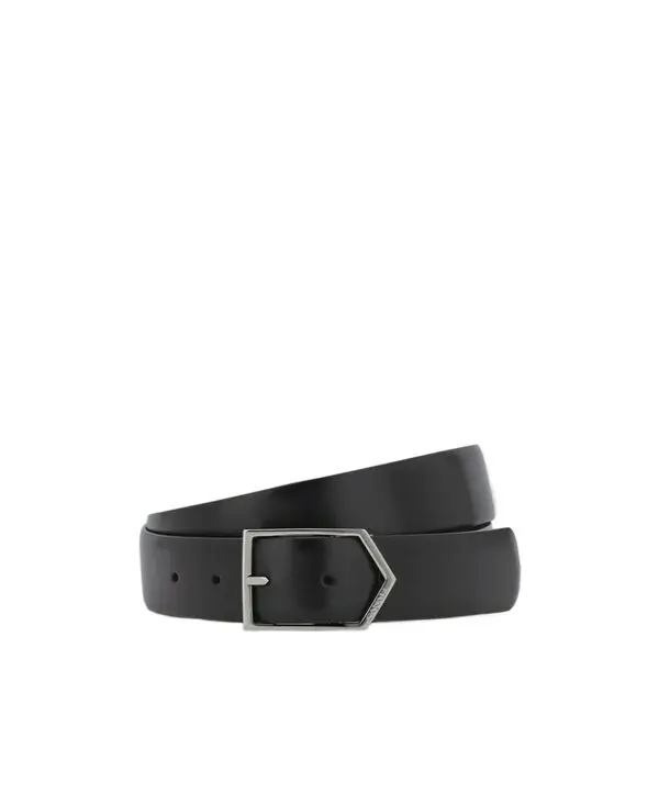 Canali Leather Reversible Belt - Black