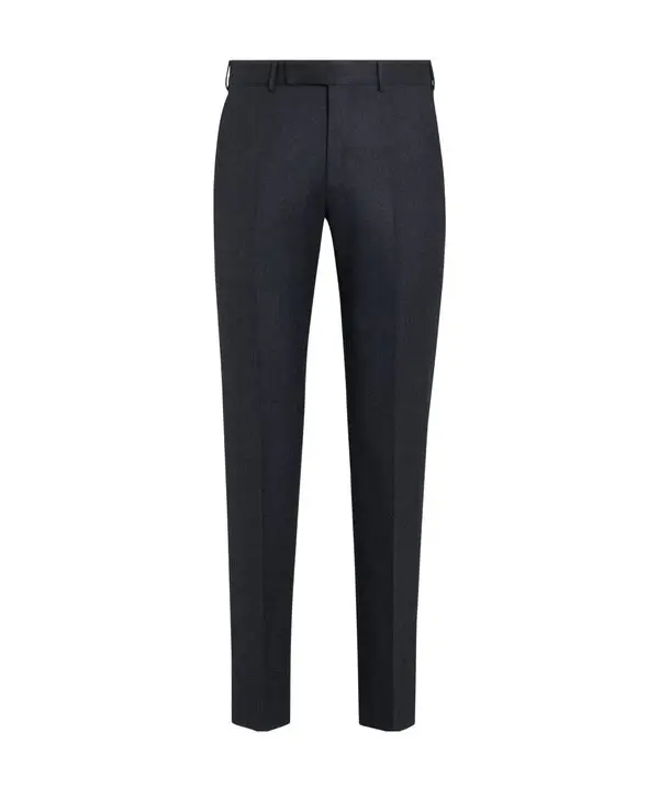 Zegna Tapered Leg Trousers - Black