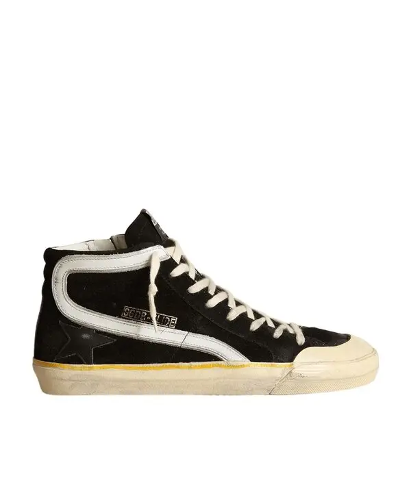 GOLDEN GOOSE Slide Penstar Lace-up Sneakers - Black