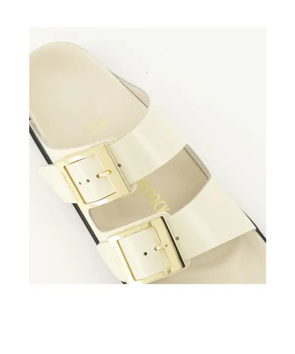 BIRKENSTOCK Arizona Buckled Leather Sandals - Nude