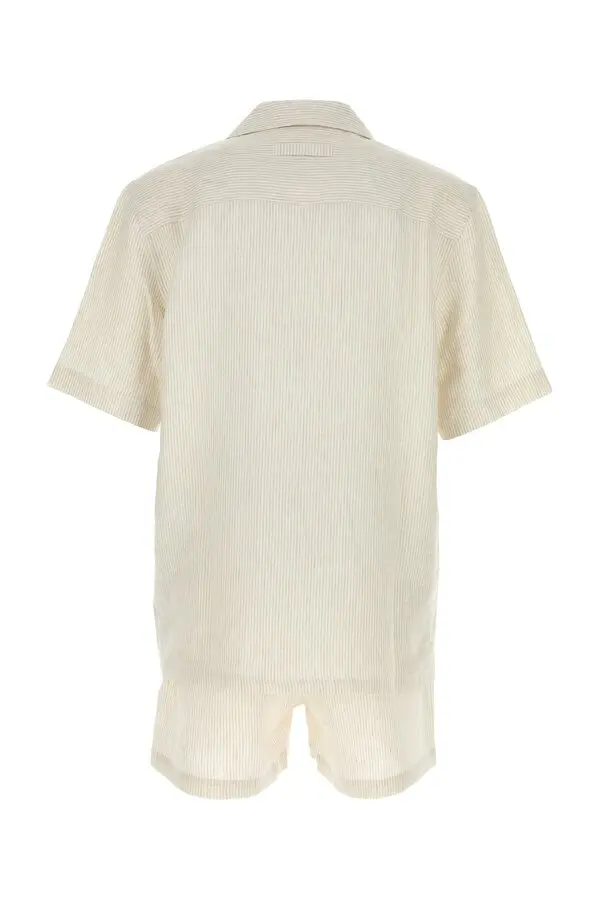 Zegna Embroidered Linen Pyjama