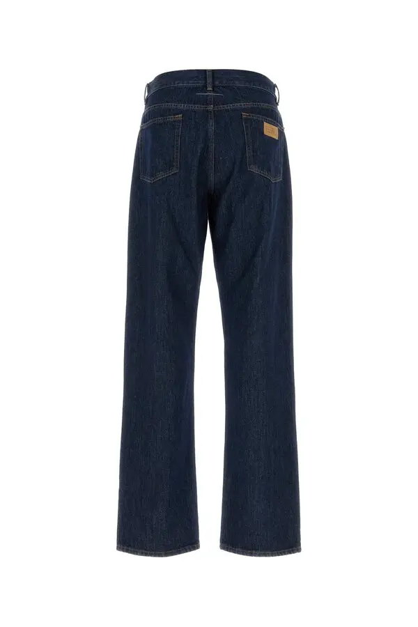MAISON MARGIELA Stonewashed Denim Jeans With Distressed Details