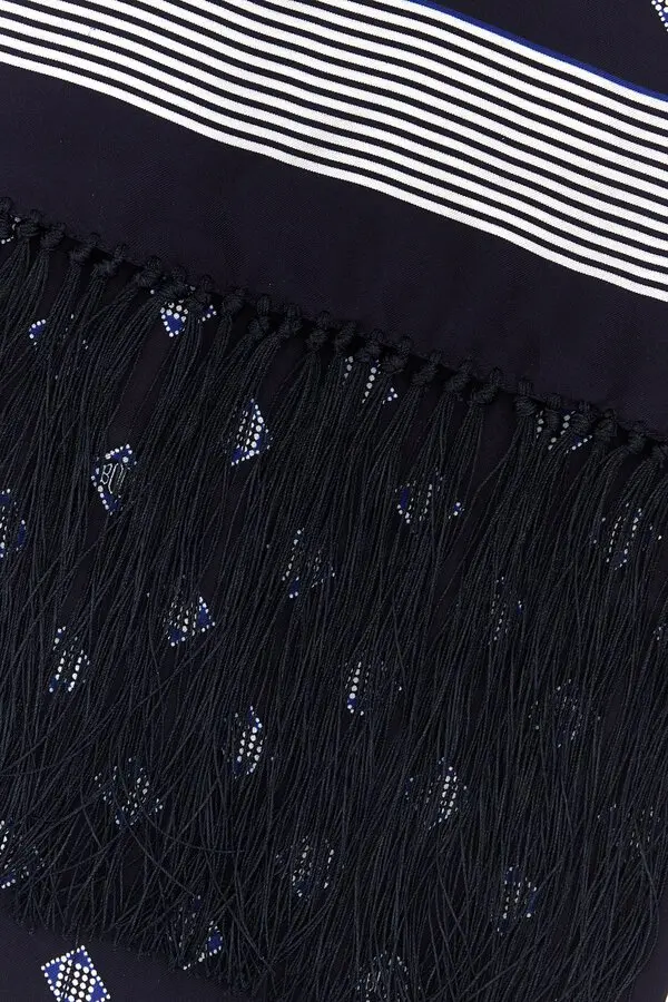 BODE Printed Silk Scarf