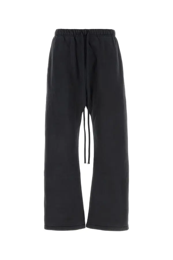 Fear Of God Slate Cotton Joggers - Black