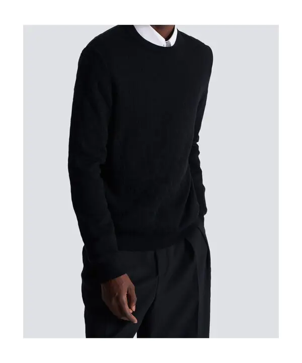 Balmain Monogram Knit And Leopard Pattern Jumper