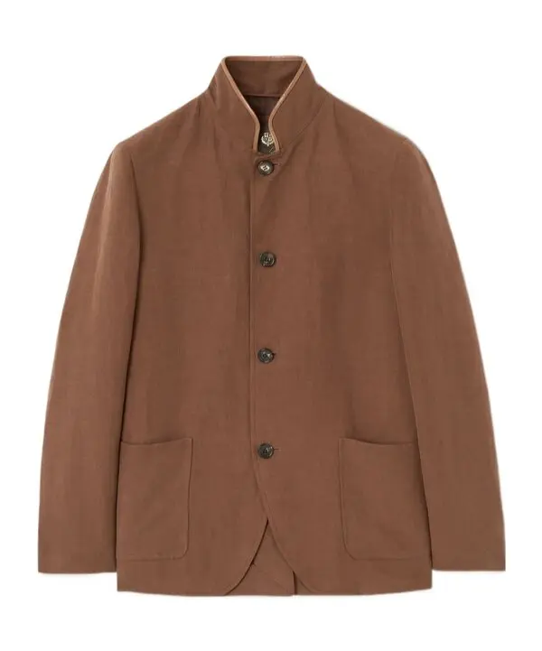Loro Piana Spagna Long-sleeved Buttoned Jacket