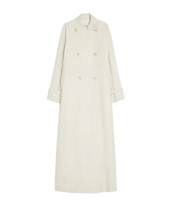 Max Mara Ronco Belted Button-up Trench Coat - Beige