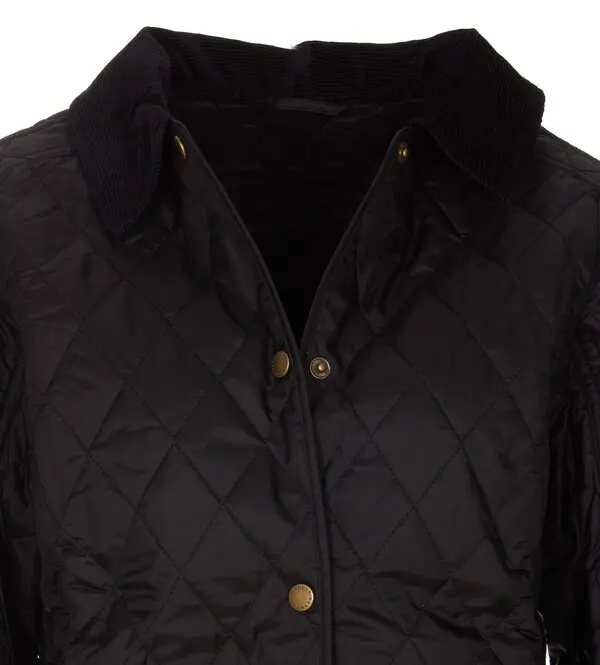 Barbour Annadale Quilted Jacket With Logo Embroidery - Black