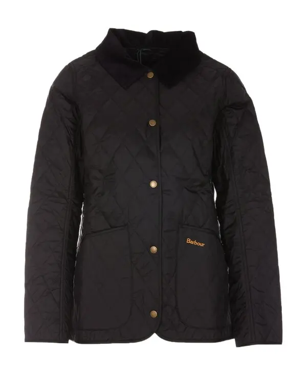 Barbour Annadale Quilted Jacket With Logo Embroidery - Black