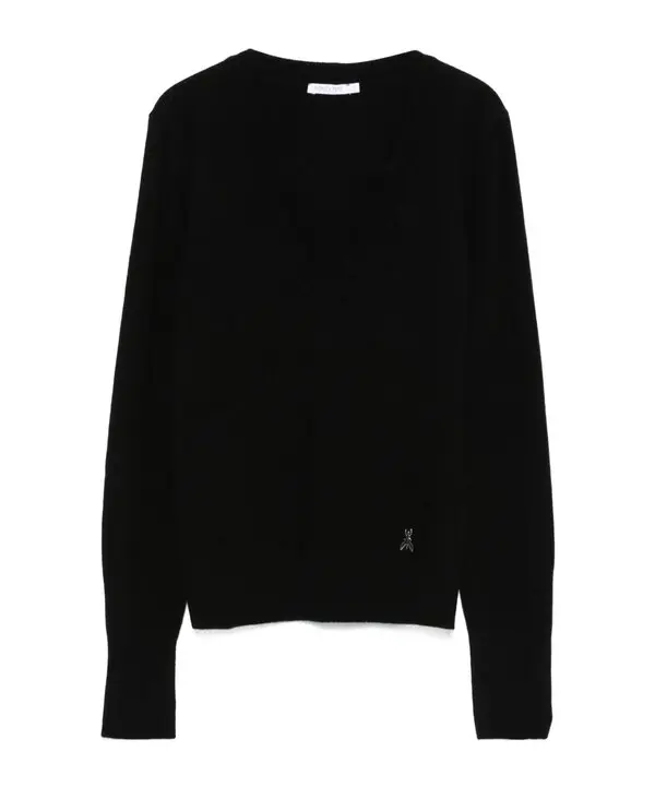 Patrizia Pepe V-neck Knitwear - Black