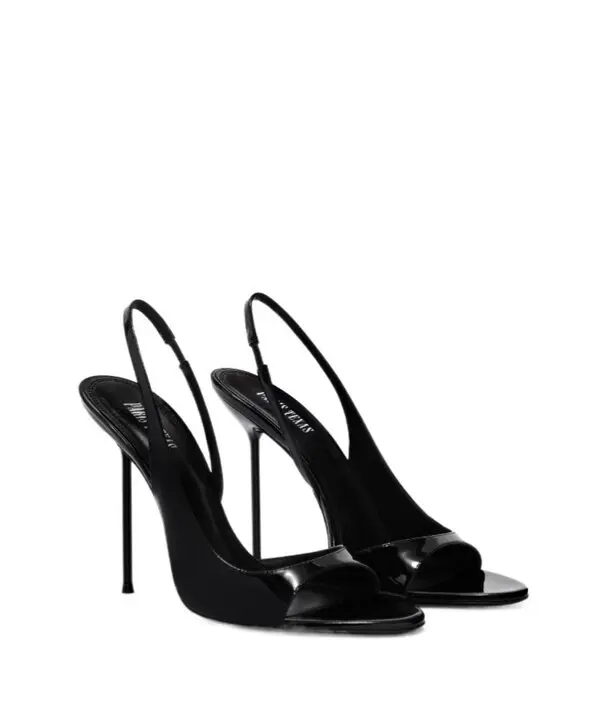 Paris Texas Slingback Open-toe Pumps
