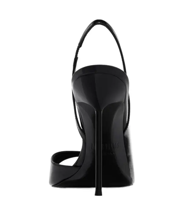 Paris Texas Slingback Open-toe Pumps