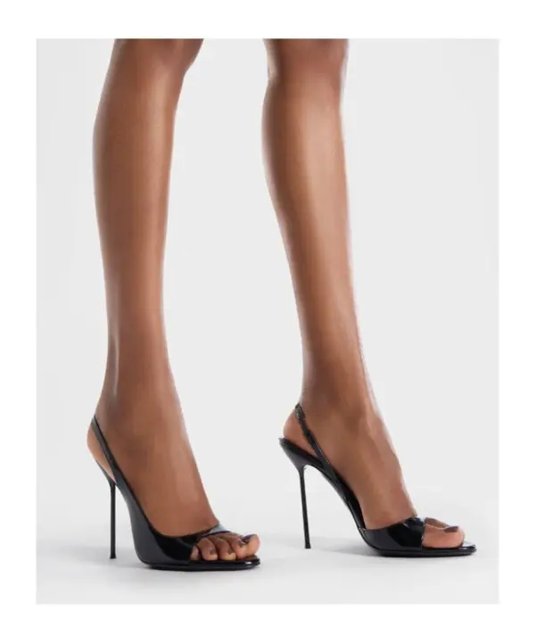 Paris Texas Slingback Open-toe Pumps