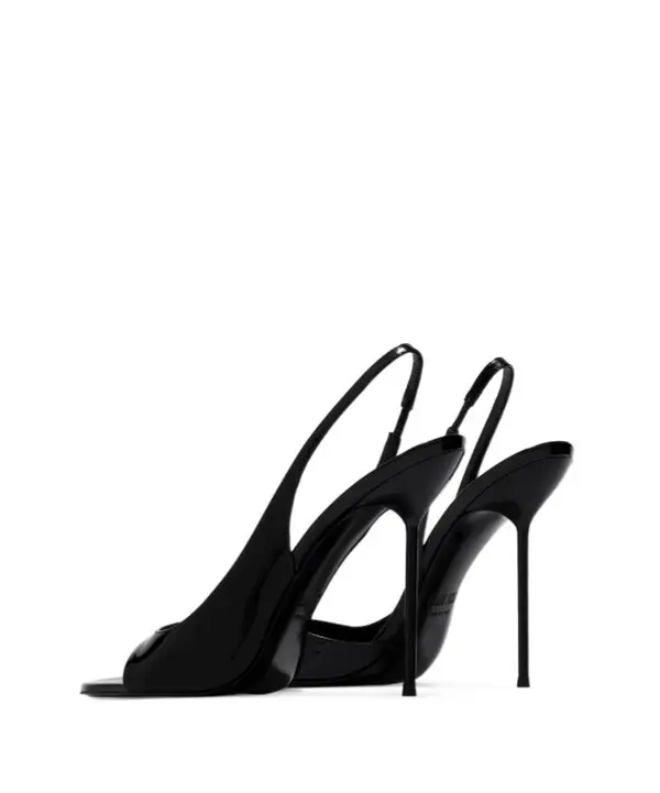 Paris Texas Slingback Open-toe Pumps