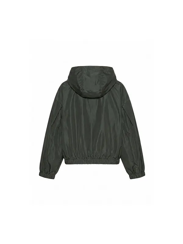 Max Mara Eliseo Hooded Bomber Jacket - Dark Green