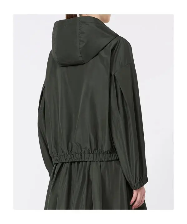 Max Mara Eliseo Hooded Bomber Jacket - Dark Green
