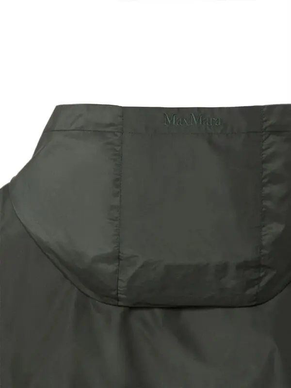 Max Mara Eliseo Hooded Bomber Jacket - Dark Green
