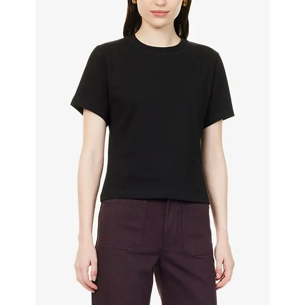 Victoria Beckham Jamie Round-neck Cotton T-shirt