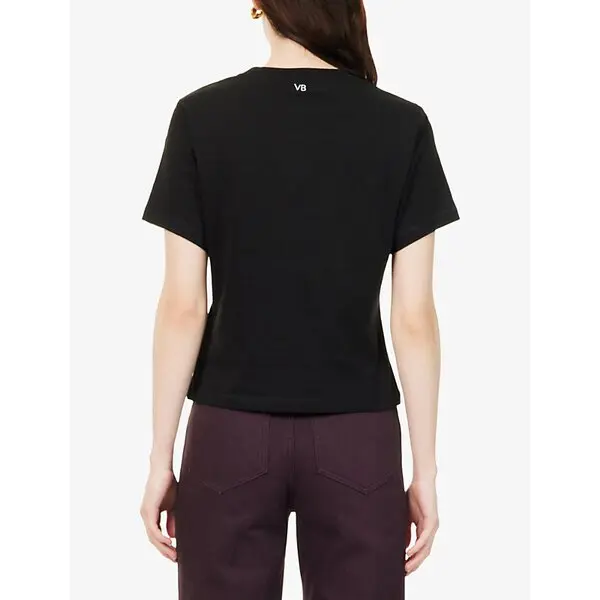 Victoria Beckham Jamie Round-neck Cotton T-shirt