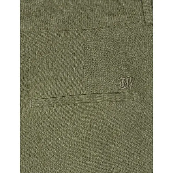 The Kooples High-rise Linen Shorts