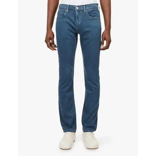 Paige Federal Straight-leg Stretch Denim Jeans - Milam