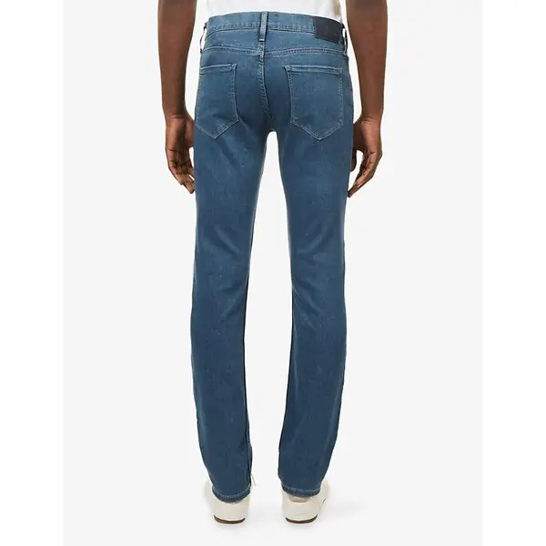 Paige Federal Straight-leg Stretch Denim Jeans - Milam