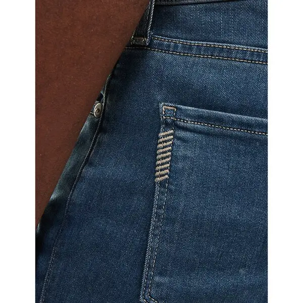 Paige Federal Straight-leg Stretch Denim Jeans - Milam