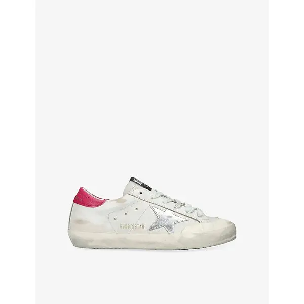GOLDEN GOOSE Super Star 83367 Leather Trainers - White/comb