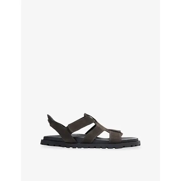 Whistles Freya Suede Fisherman Sandal - Grey