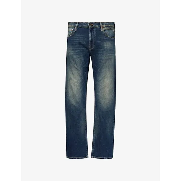 REPLAY Aideen Original Straight-leg Denim Jeans - Dark Blue
