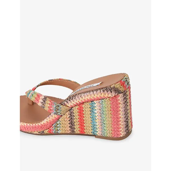 Steve Madden Playing Wedge" Woven Sandals