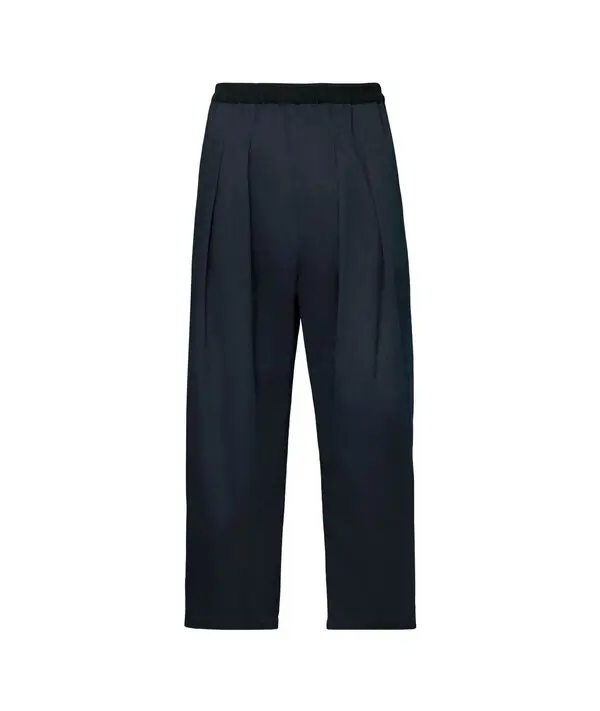 MAISON MARGIELA Relaxed Wide-leg Trousers - Blue