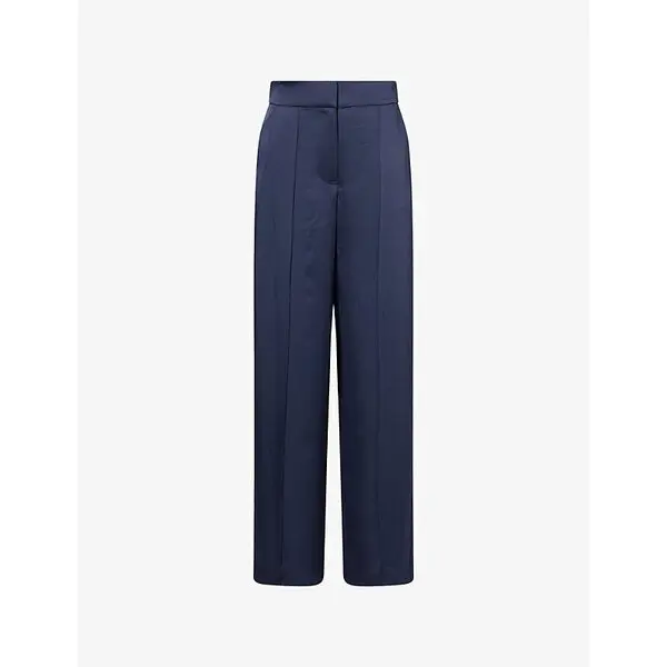 Simkhai Wide-leg Woven Trousers - Midnight