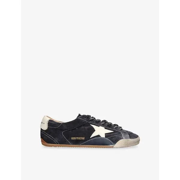 GOLDEN GOOSE True Star 51103 Suede Trainers - Blue/dark