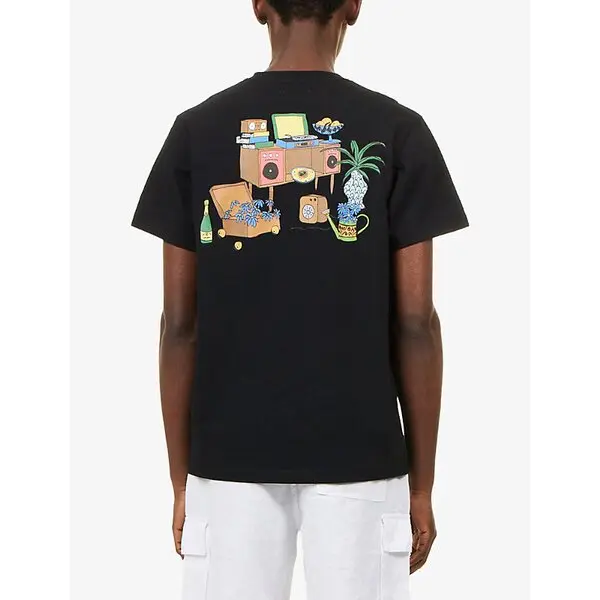 ARRELS BARCELONA Stereo Graphic-print Cotton T-shirt