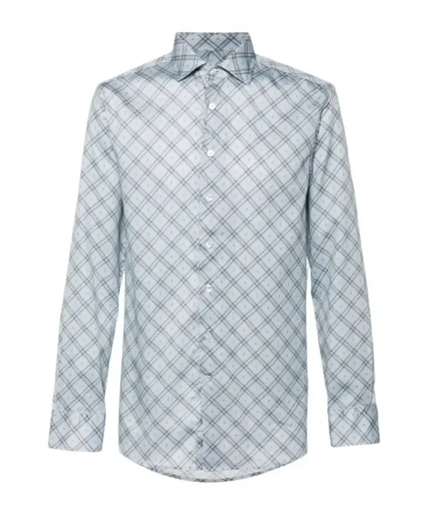 Etro Paisley-print Checked Shirt - White