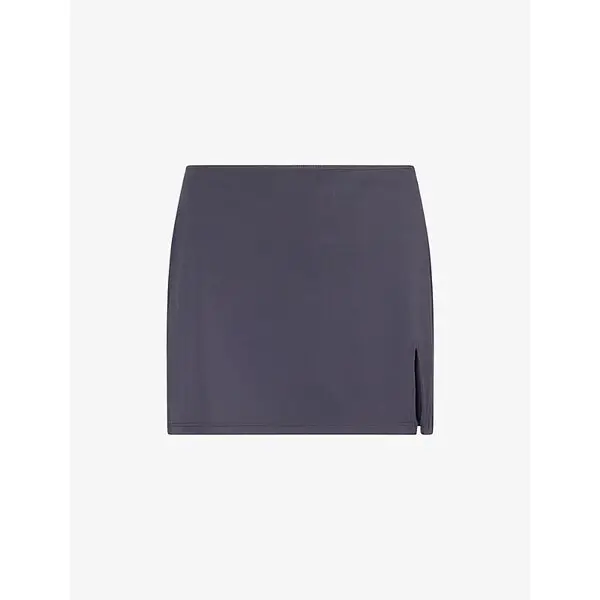 TALA Skinluxe Contrast Piping Stretch-woven Mini Skort - Midnight Navy