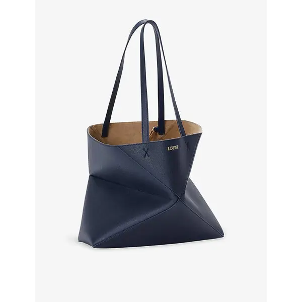 Loewe Puzzle Fold Medium Leather Tote Bag