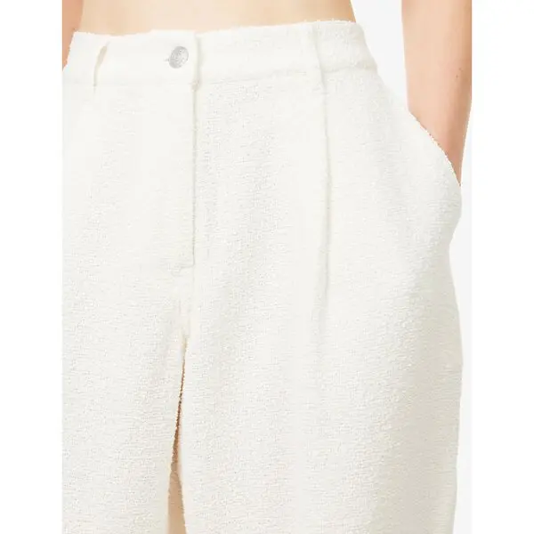 SAMSOE SAMSOE Saharper Pleat Cotton-blend Trousers