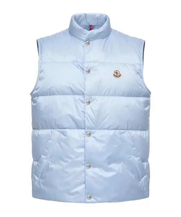 Moncler Tuquerouye Down Vest - Light Blue