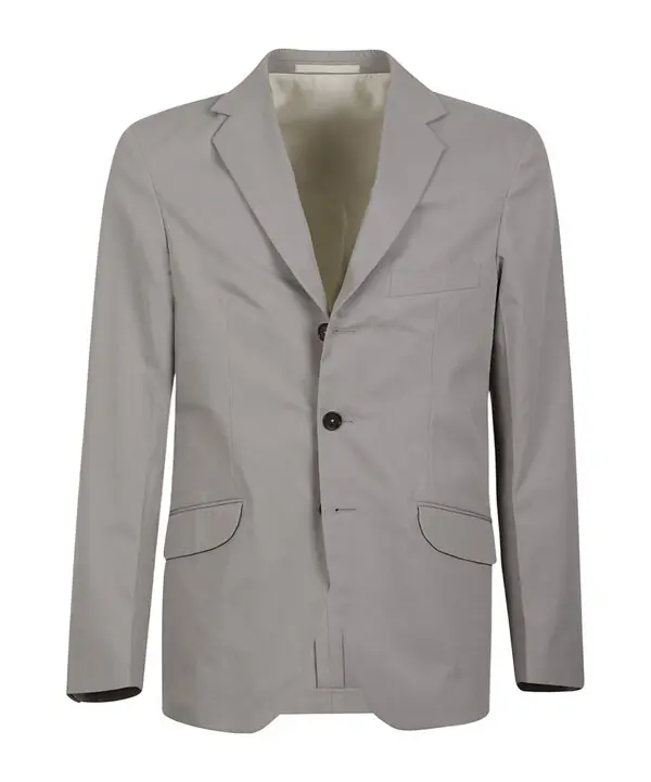 JIL SANDER Single-breasted Blazer - Gray