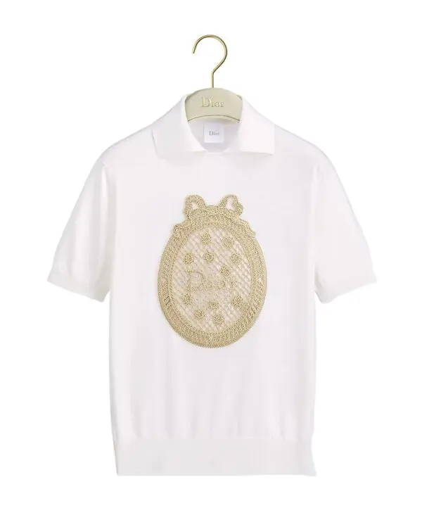 Dior Dioriviera Médaillon Short-sleeved Sweater - White