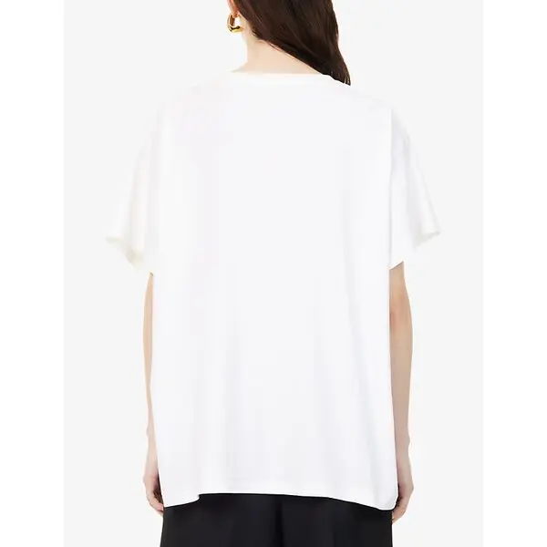 Khaite Winsley Crew-neck Cotton T-shirt