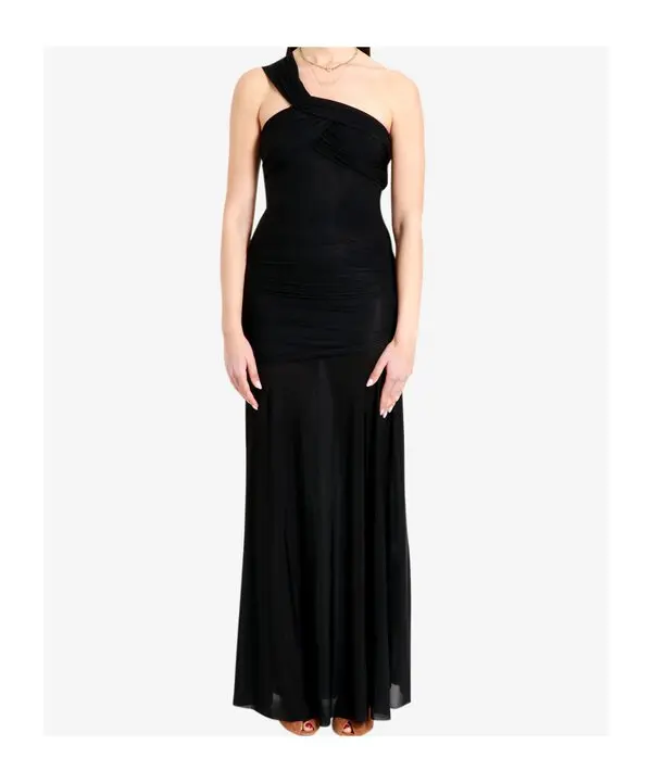 ANIYE BY Xena One-shoulder Ruched Maxi Dress