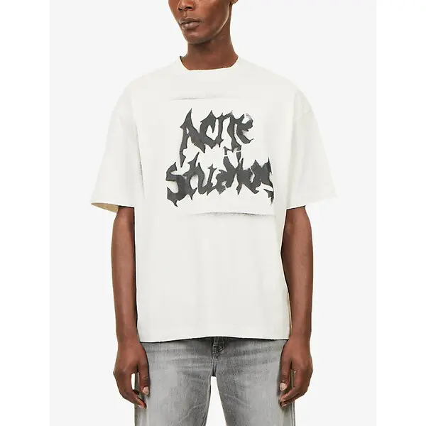 Acne Studios Exford U Goth Graphic-print Cotton T-shirt