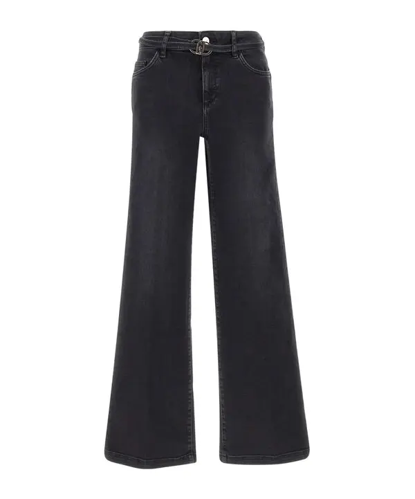 Liu Jo Belt-loop Pocket Jeans - Black