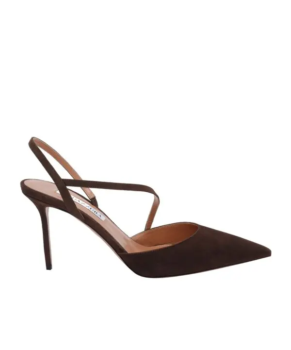 AQUAZZURA Pointed Toe Stiletto High-heeled Sandals