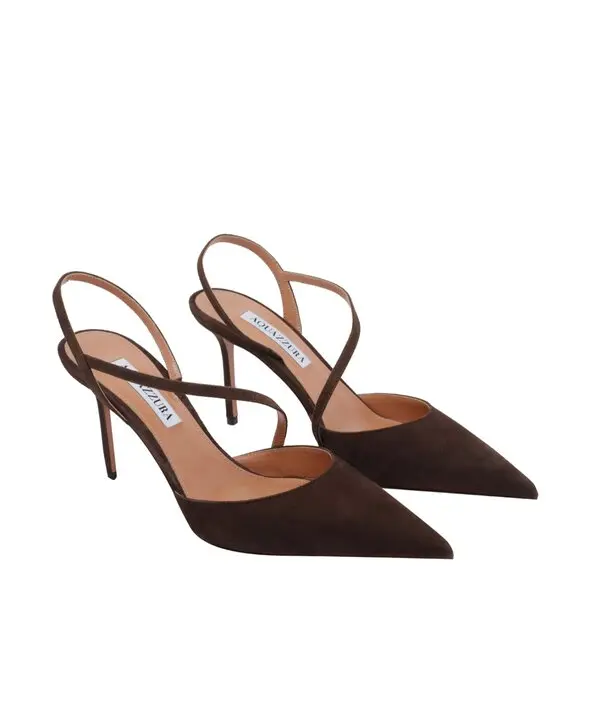 AQUAZZURA Pointed Toe Stiletto High-heeled Sandals